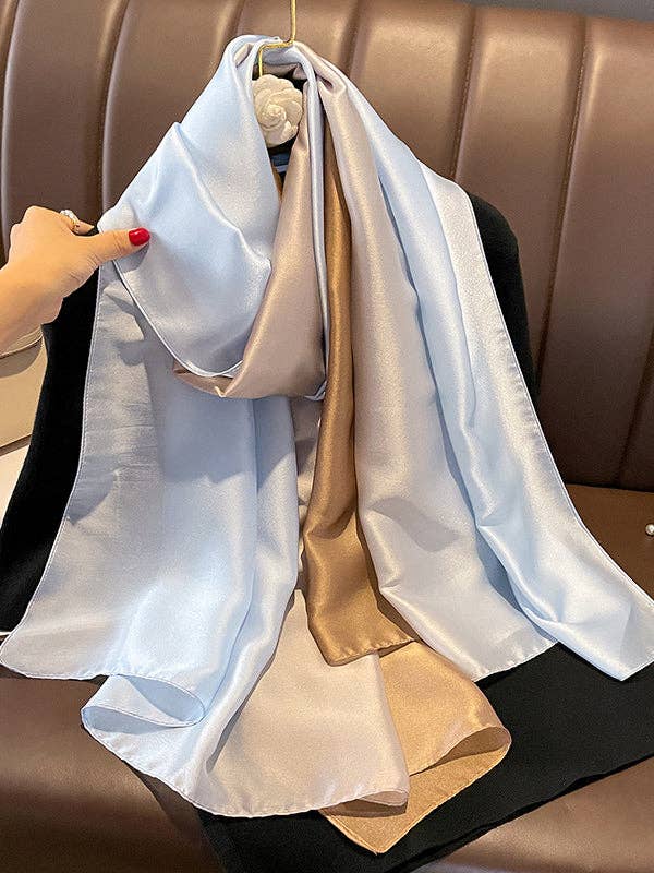 Gradient Vegan Silk Scarf | Uniquely Claudia Boutique